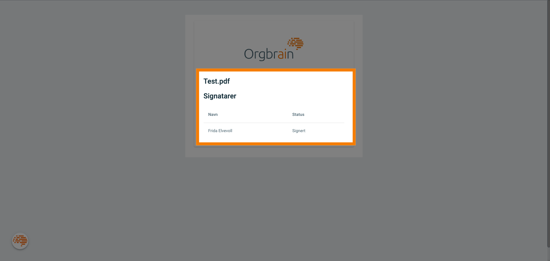 Signer et dokument med BankID