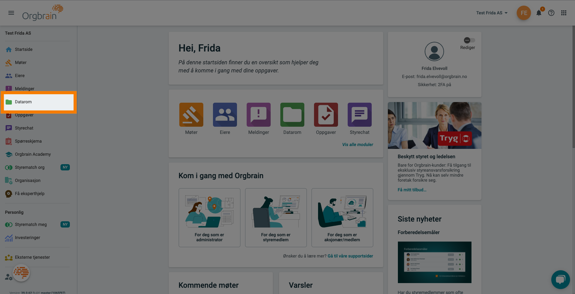 Feilsending av dokument til signering