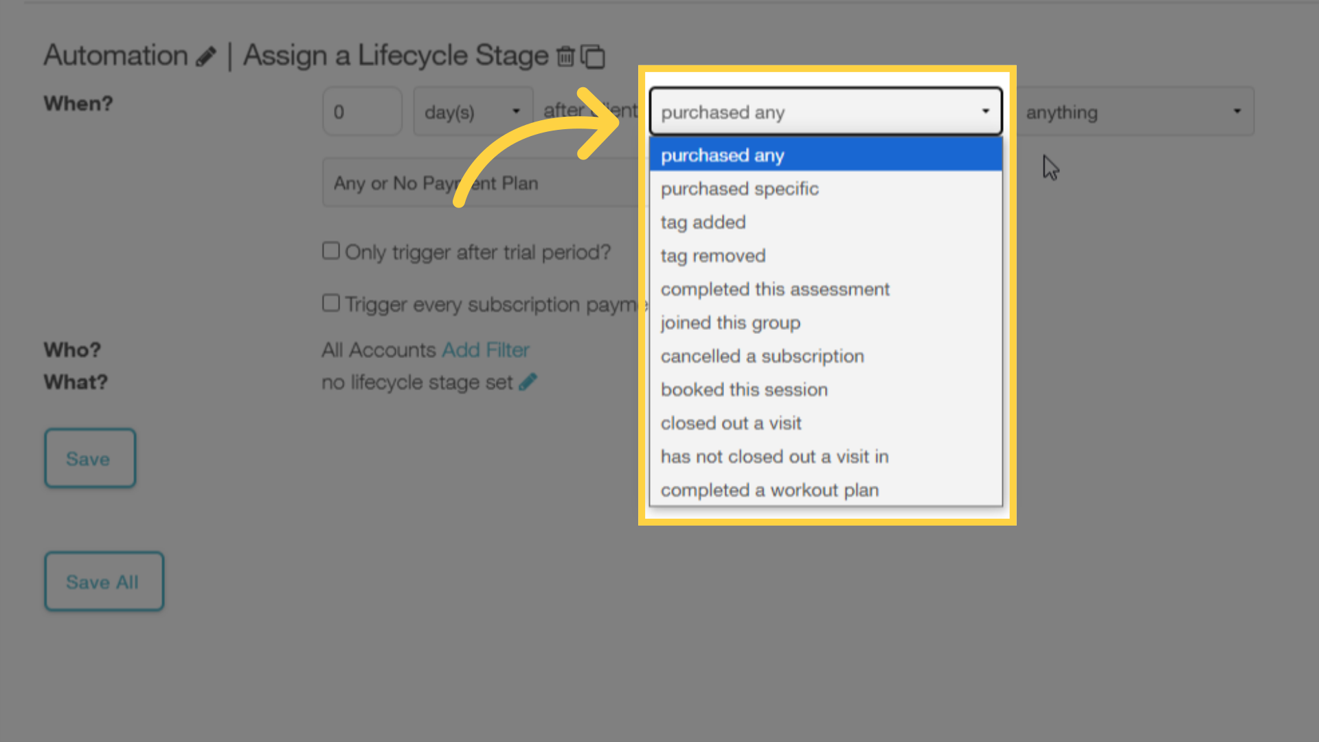 How to Set Up Automations that Move Accounts from Stage to Stage | Exercise.com Knowledge Base