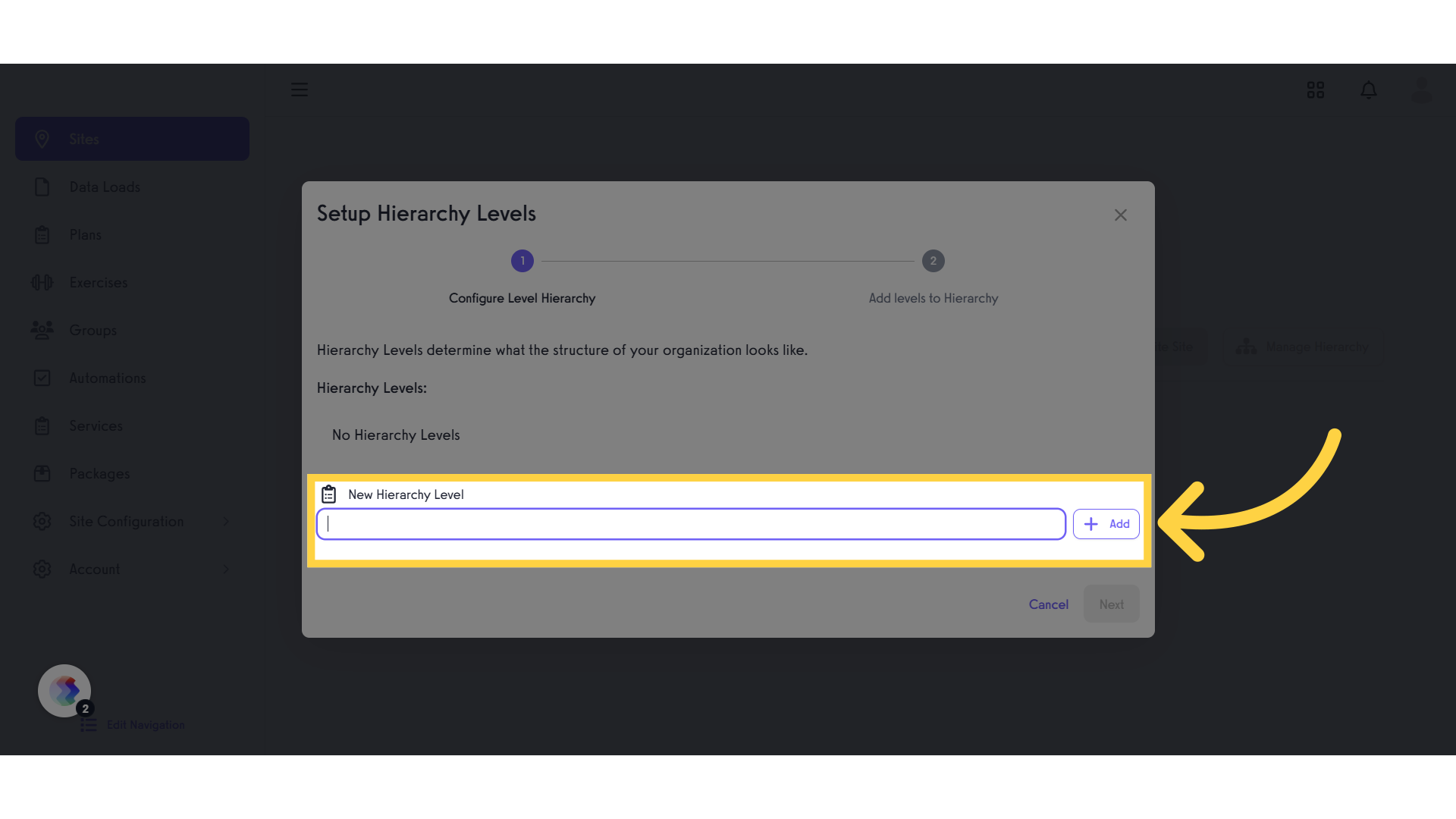 How to Setup Location Hierarchy | Exercise.com Knowledge Base
