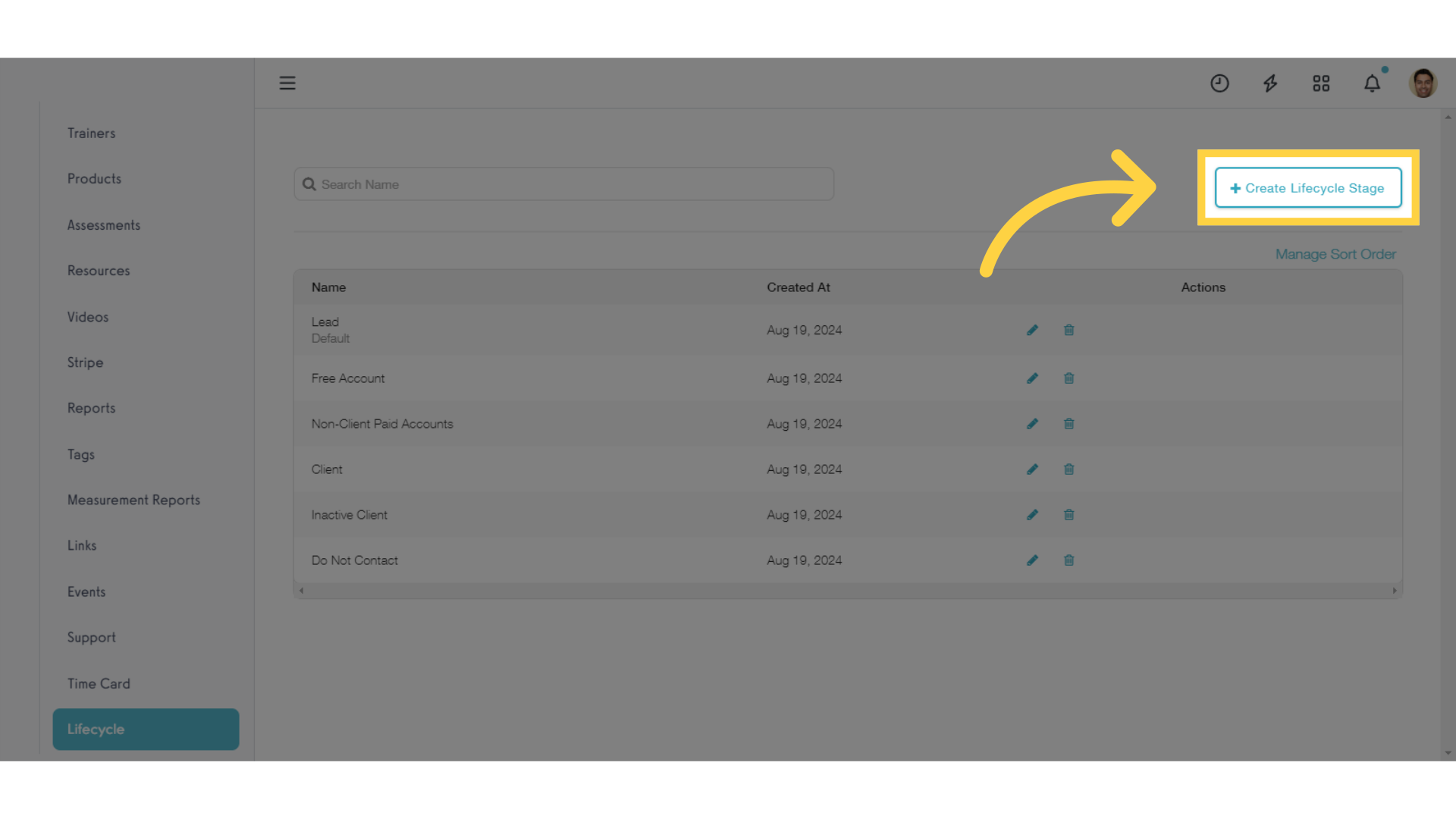 CRM Lite Overview | Exercise.com Knowledge Base