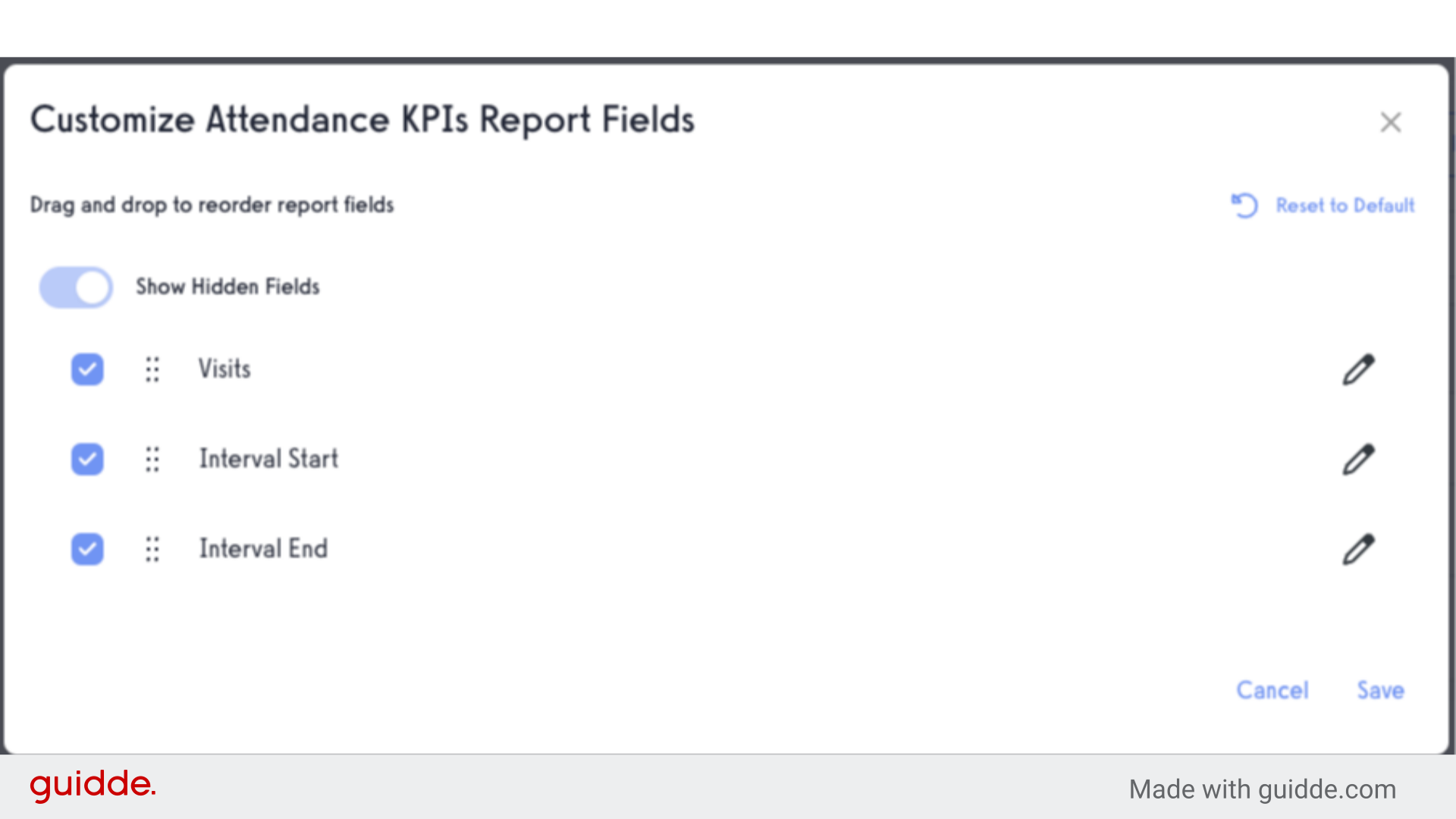 Attendance KPI Report | Exercise.com Knowledge Base