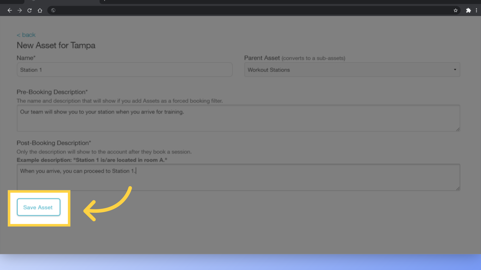 How to Create Assets and Sub-Assets | Exercise.com Knowledge Base