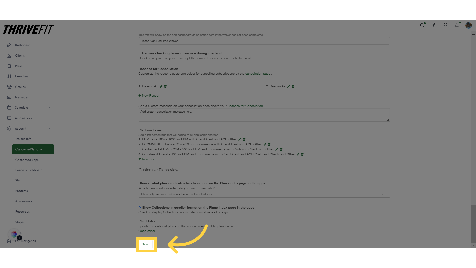 How to Set Custom Profile Fields to Revenue Reports | Exercise.com Knowledge Base