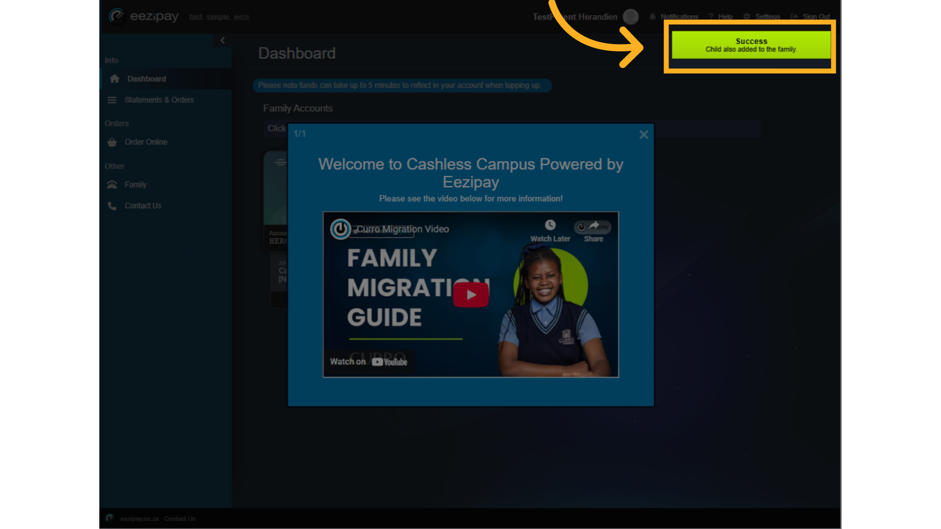 Guide: Parent Guide - Eezipay