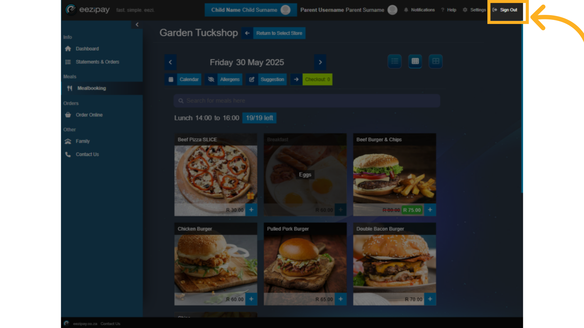 Guide: Parent Guide - Eezipay