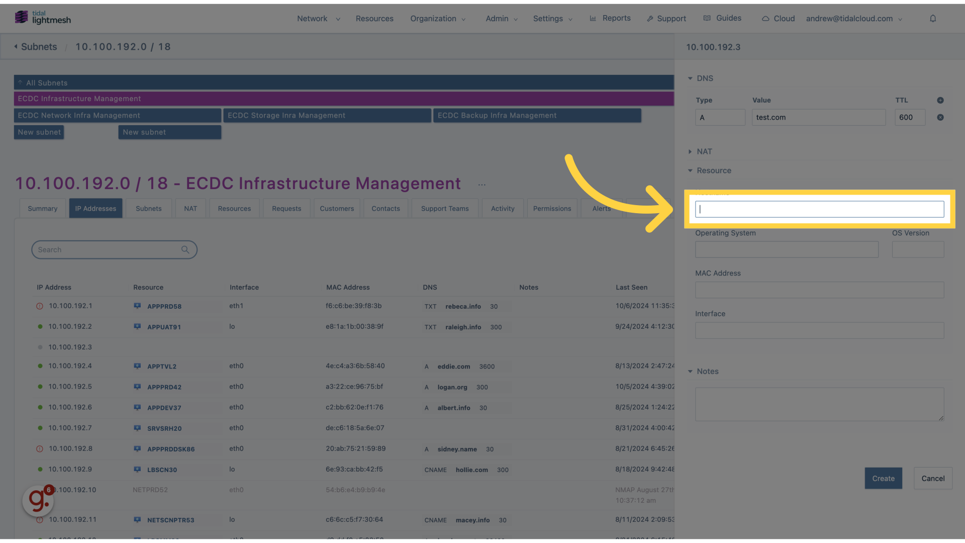 Ip Assignment Within Subnet Tidal Lightmesh User Guides 