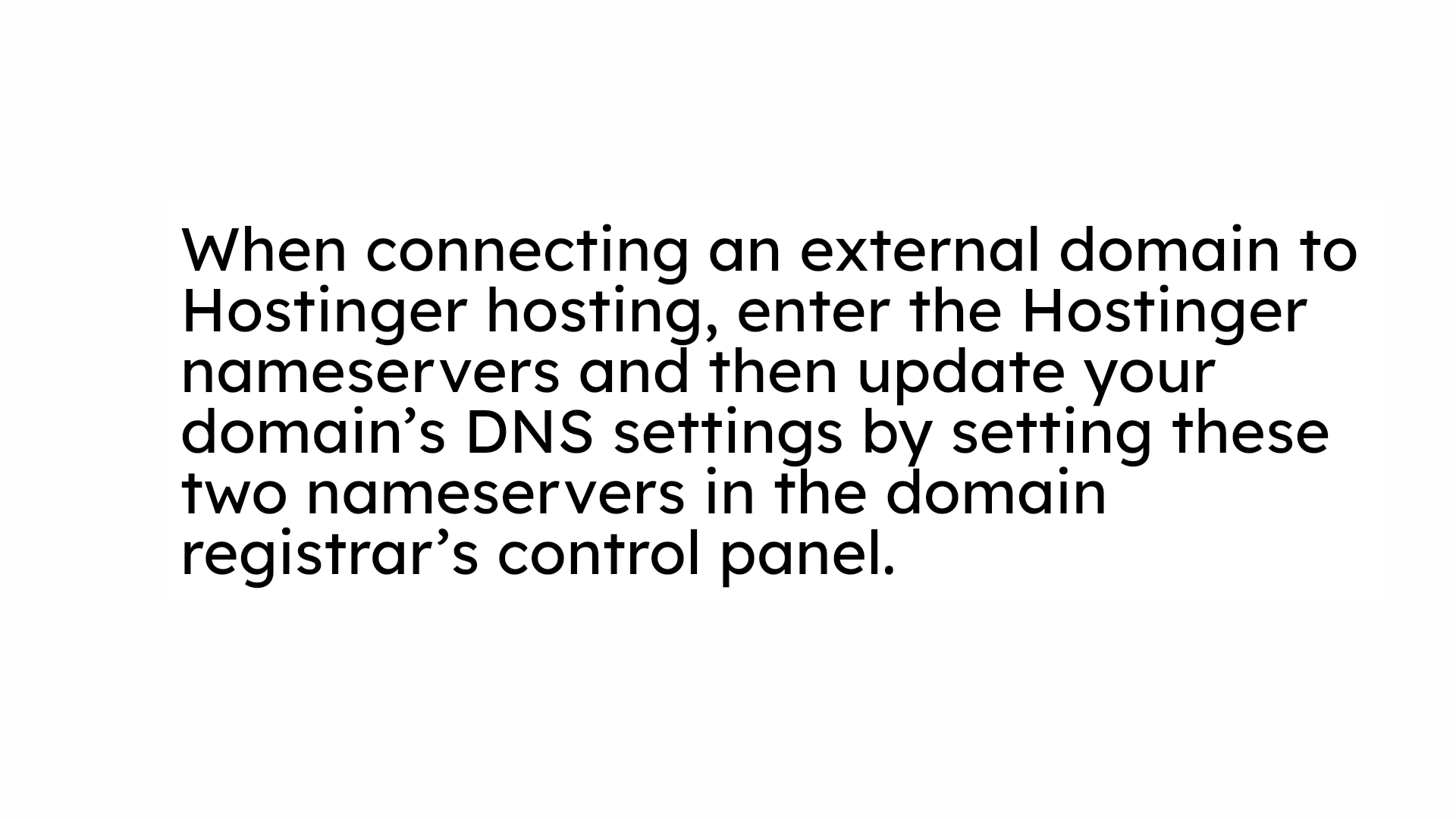 Connect External Domain to Hostinger Hosting Easily
