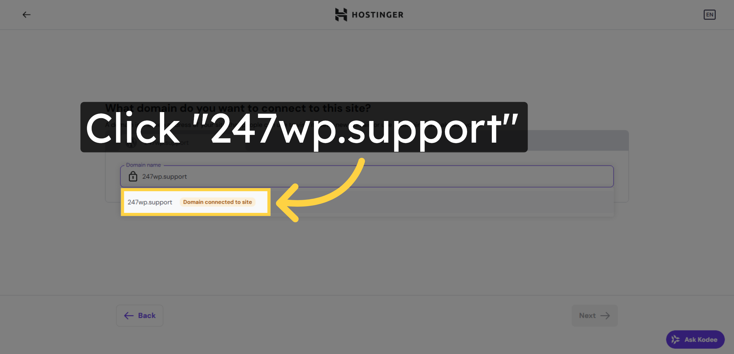 Connect External Domain to Hostinger Hosting Easily