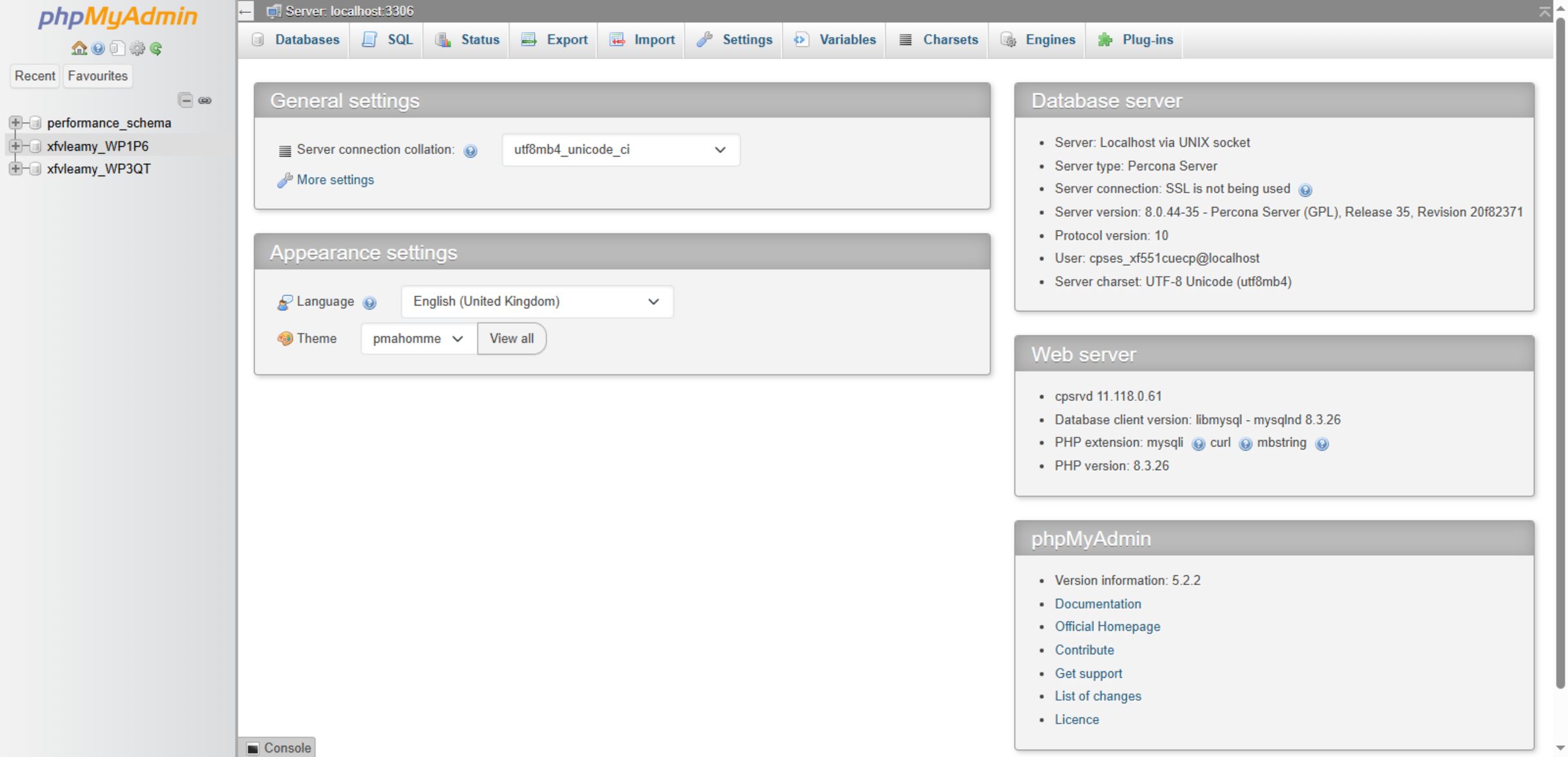 Manage WordPress Databases via phpMyAdmin in Bluehost