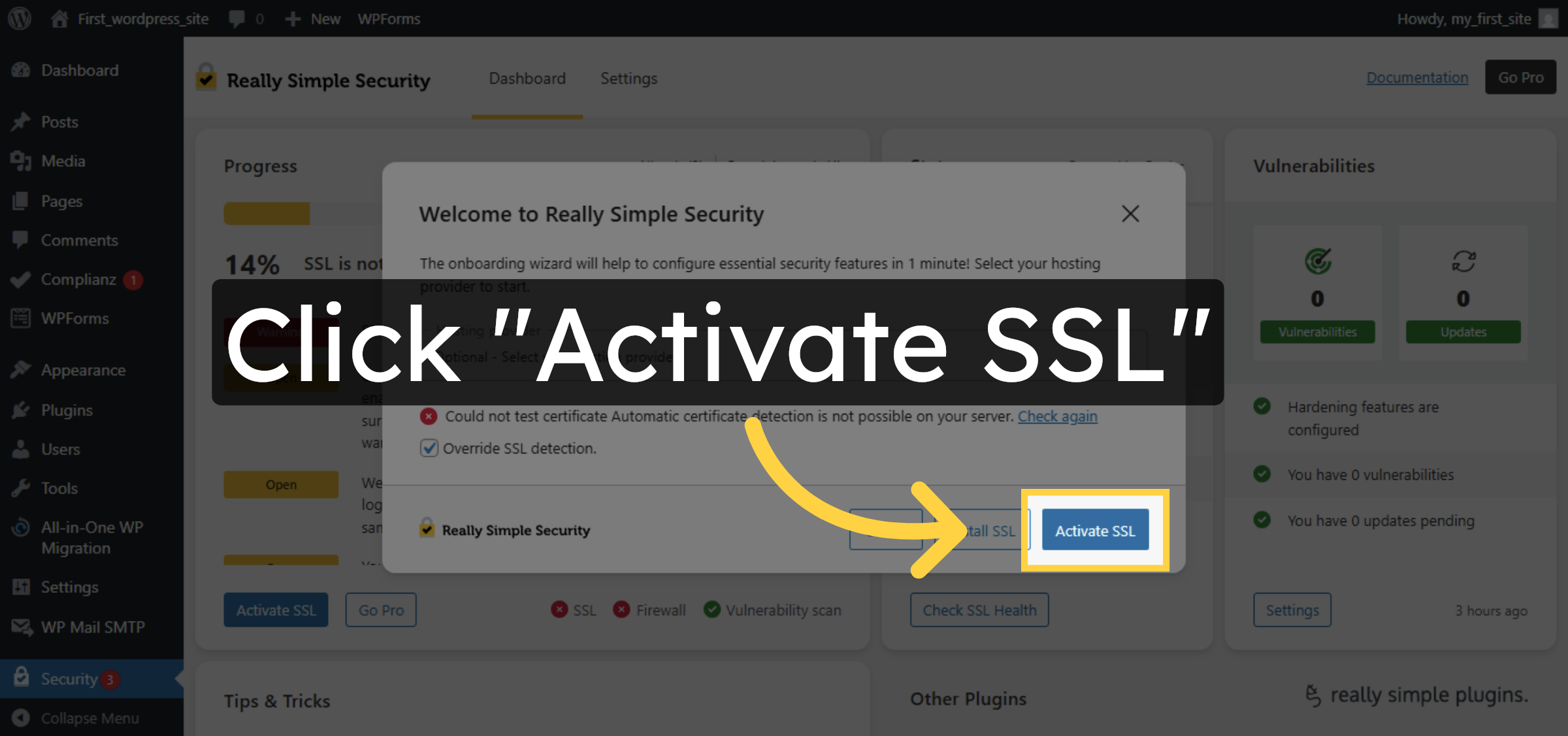 Fix Not Secure Error in WordPress on HostGator Hosting