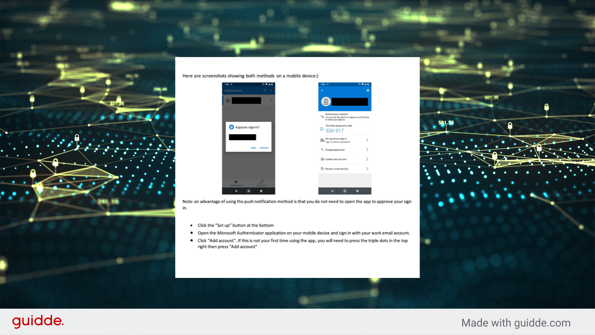 Microsoft MFA How To Guide - systech - systech