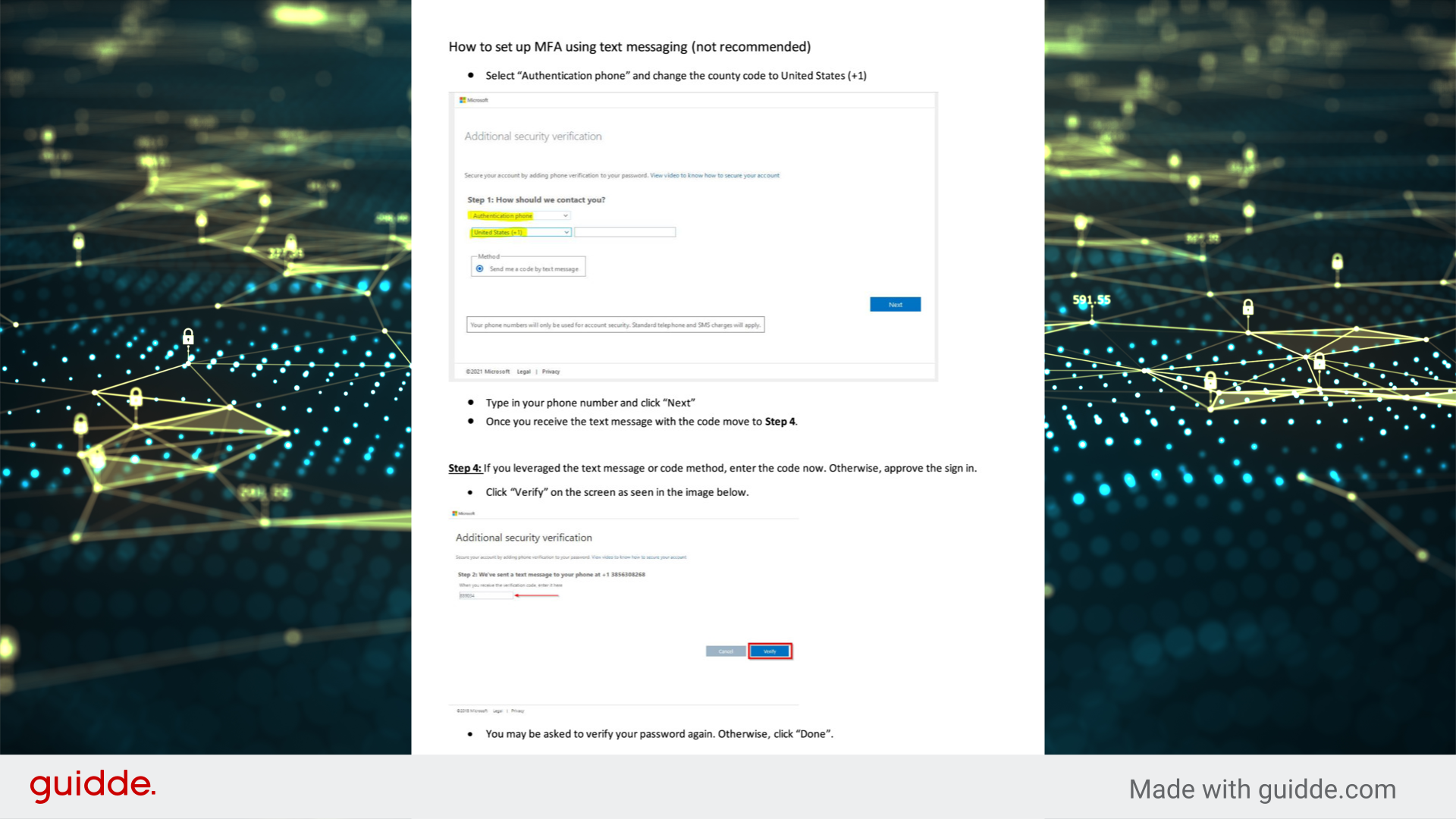 Microsoft MFA How To Guide - systech - systech