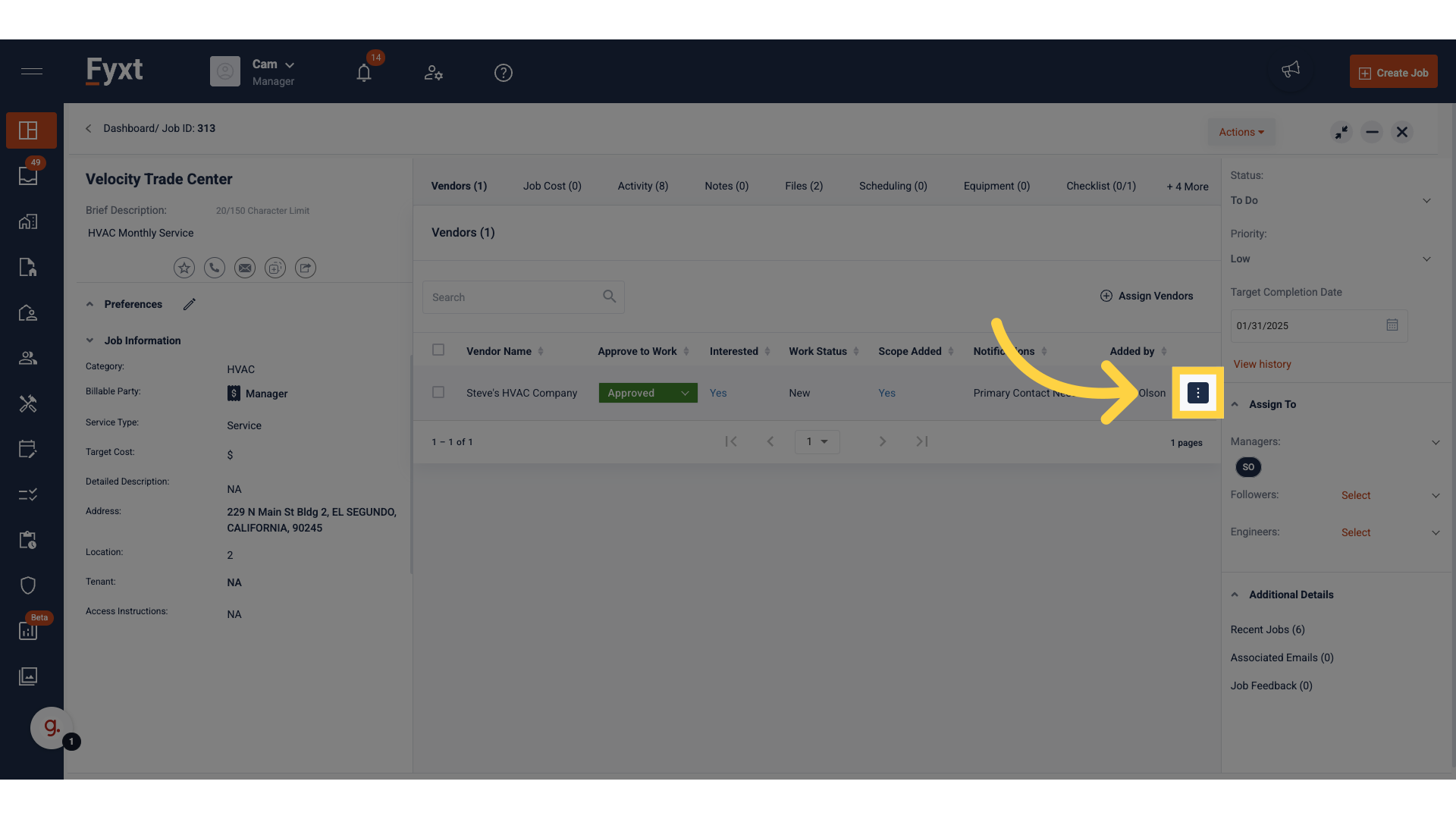 Managing Vendor Scope & Instructions