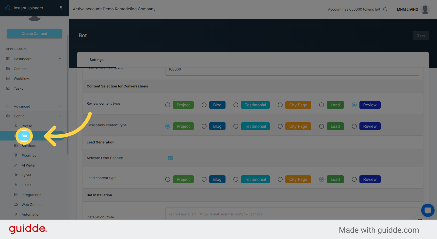 Installing the AI Bot on Your WordPress Website | InstantUploader