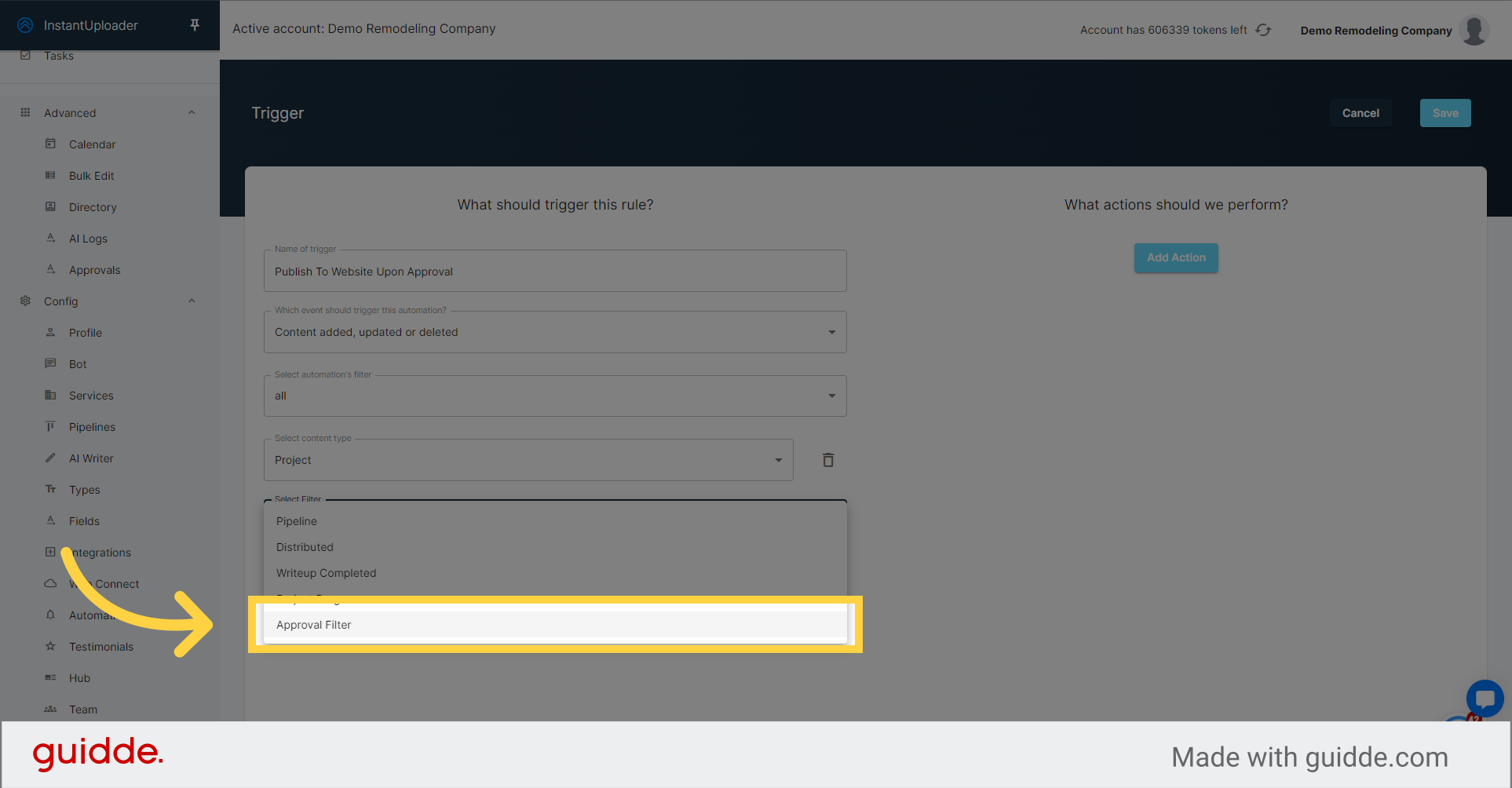 Content Approval and Automation Guide | Saatchi/InstantUploader