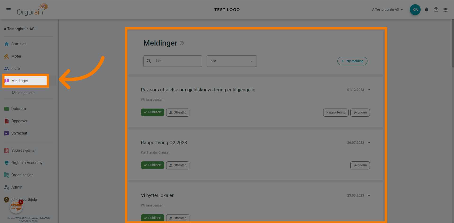 Hvordan komme i gang med Orgbrain for deg som er administrator?