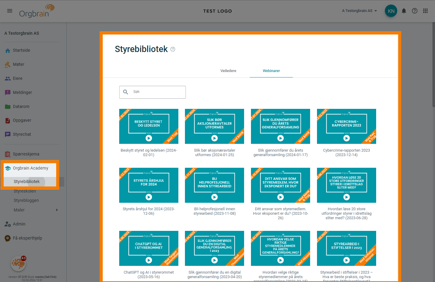 Hvordan komme i gang med Orgbrain for deg som er styremedlem?
