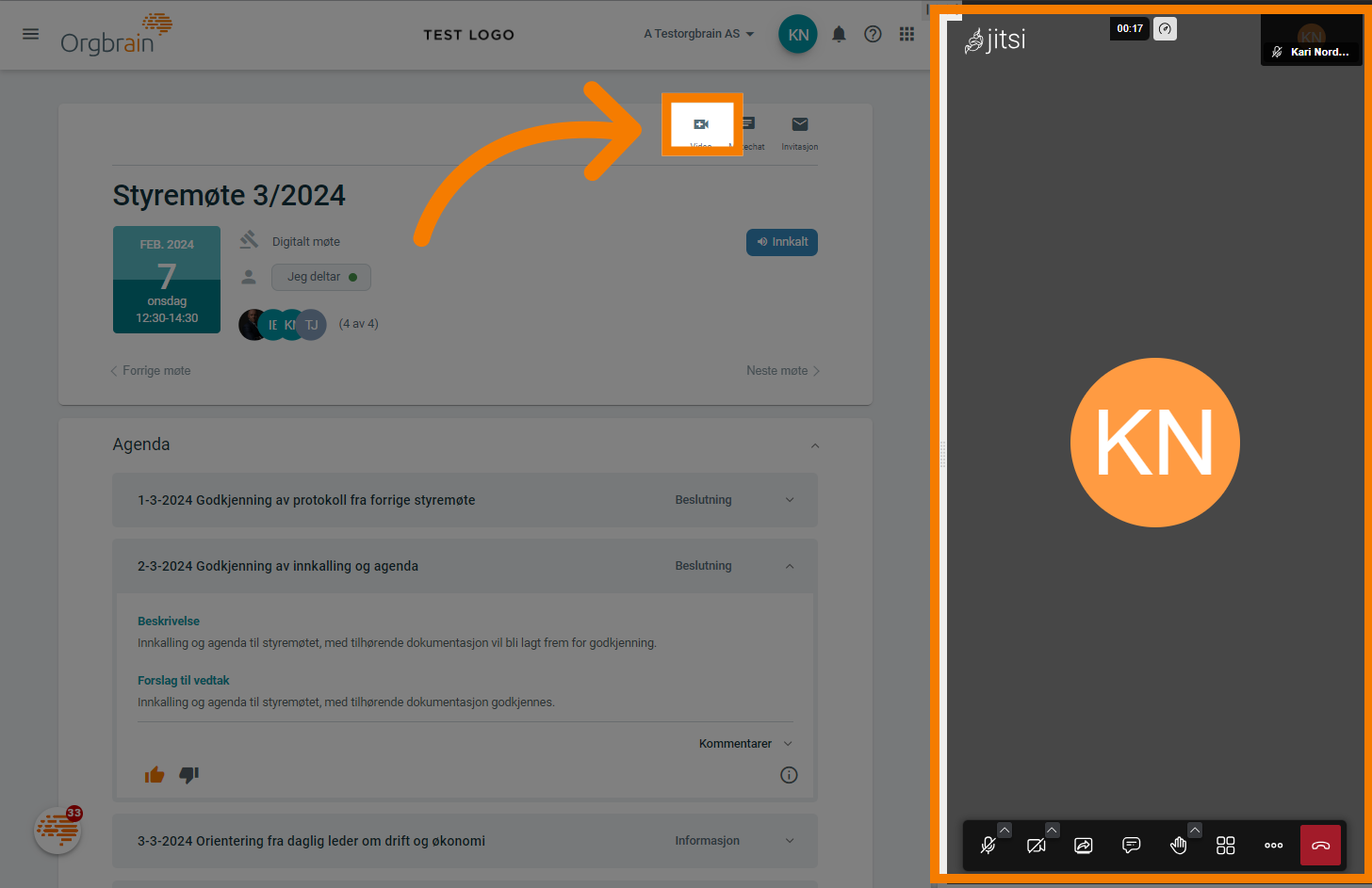 Hvordan komme i gang med Orgbrain for deg som er styremedlem?