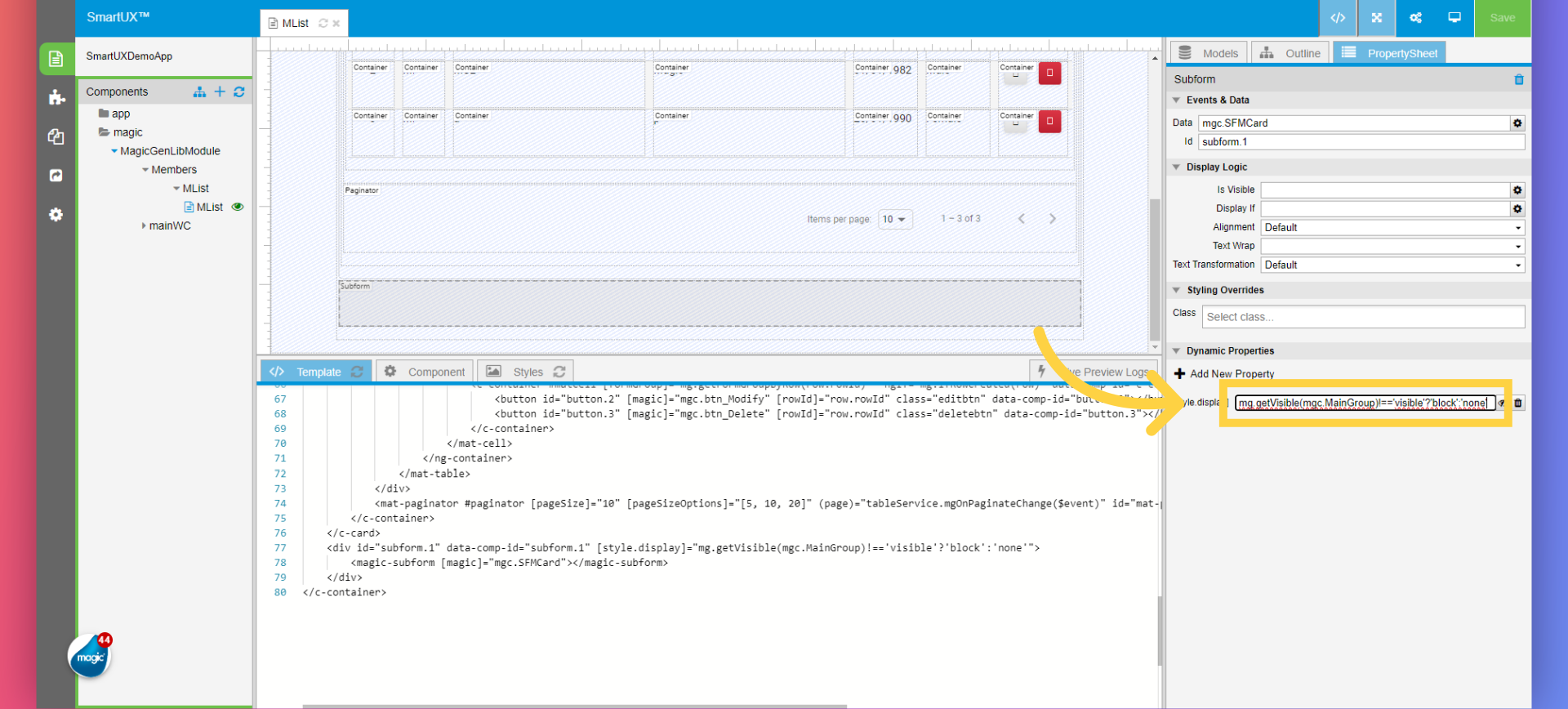 Lesson 8: Use of DatePipe for Date Column format and Creating a Dynamic Property for Widgets ...