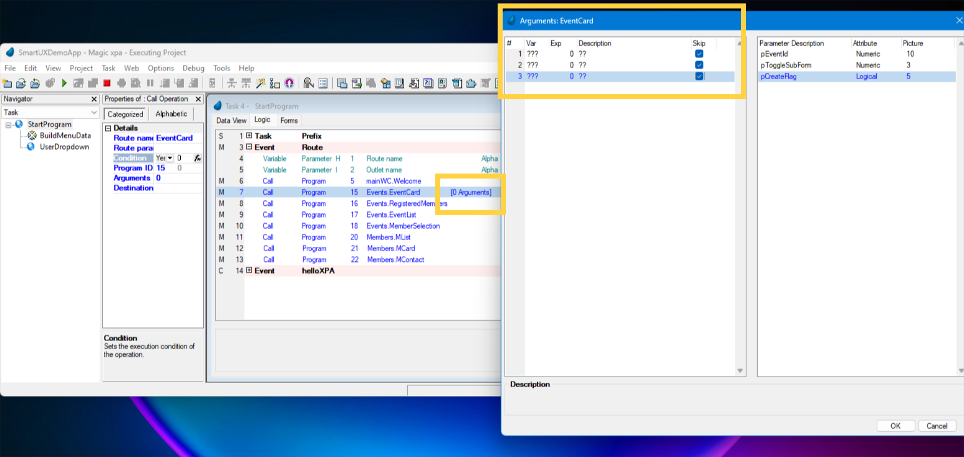 Lesson 3: Import and Set Up Members and Events programs inside Magic xpa – SmartUX