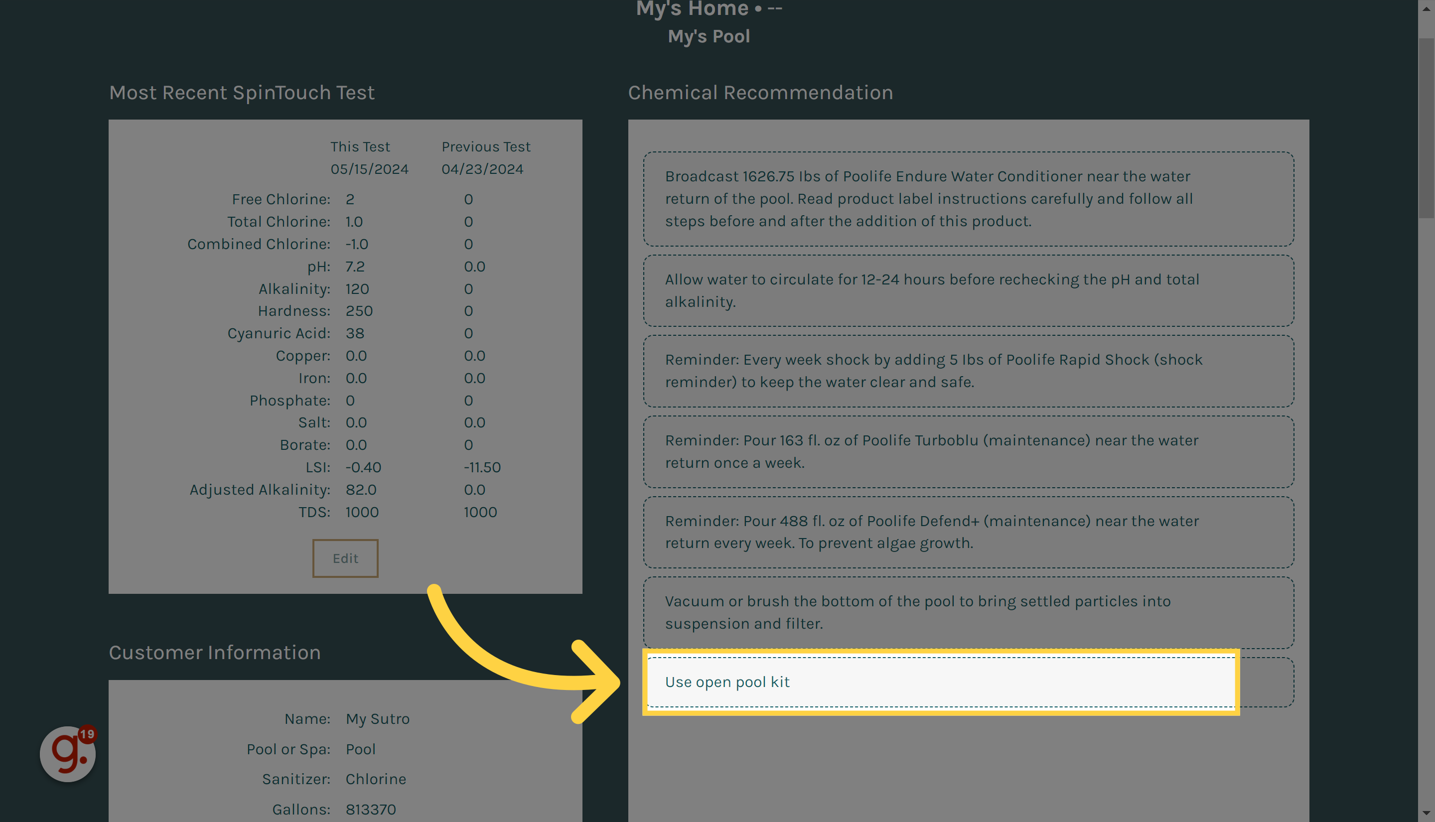 How to edit a recommendation – Sutro
