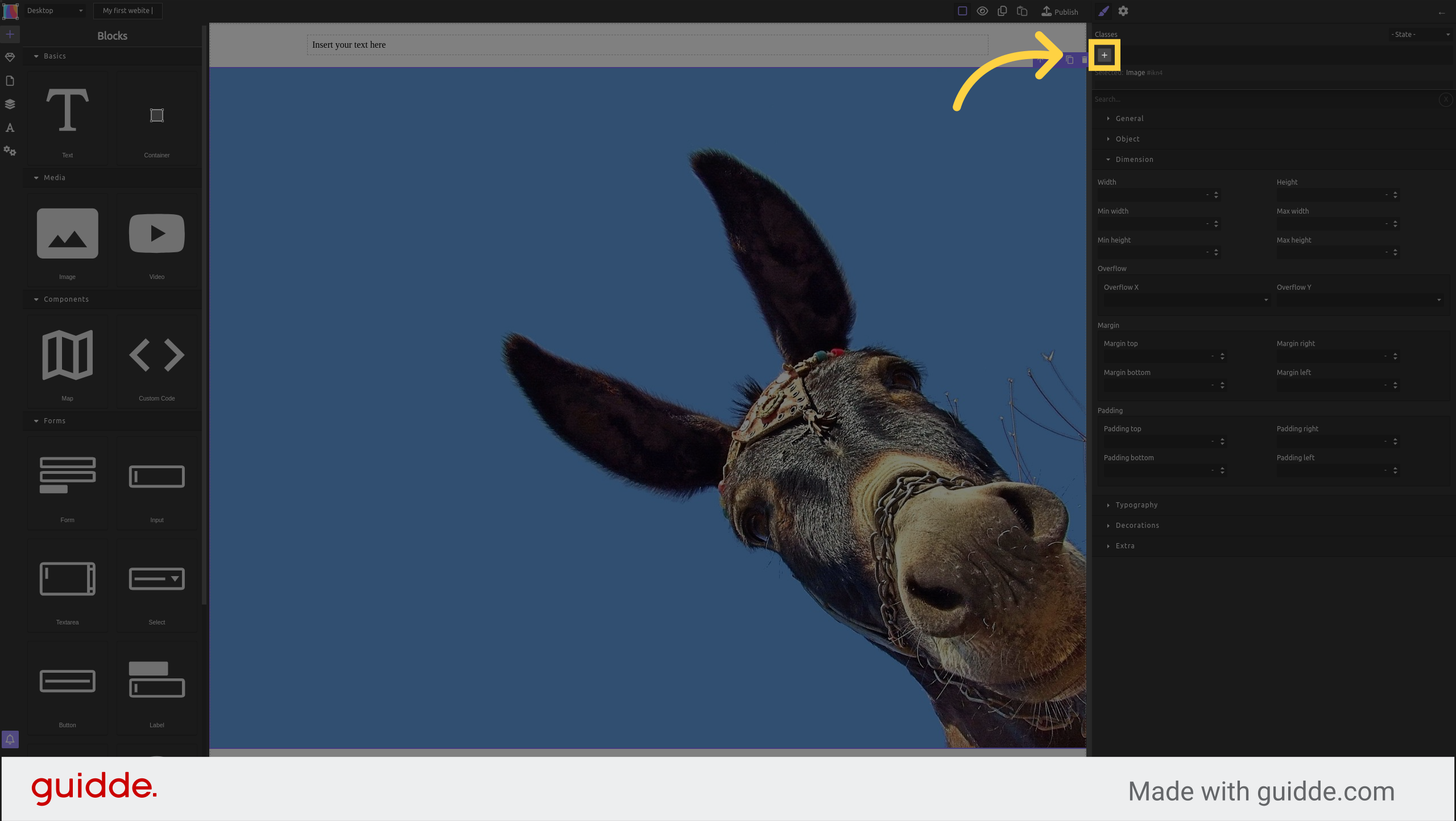 Advanced styling with CSS classes | Documentation for Silex website builder