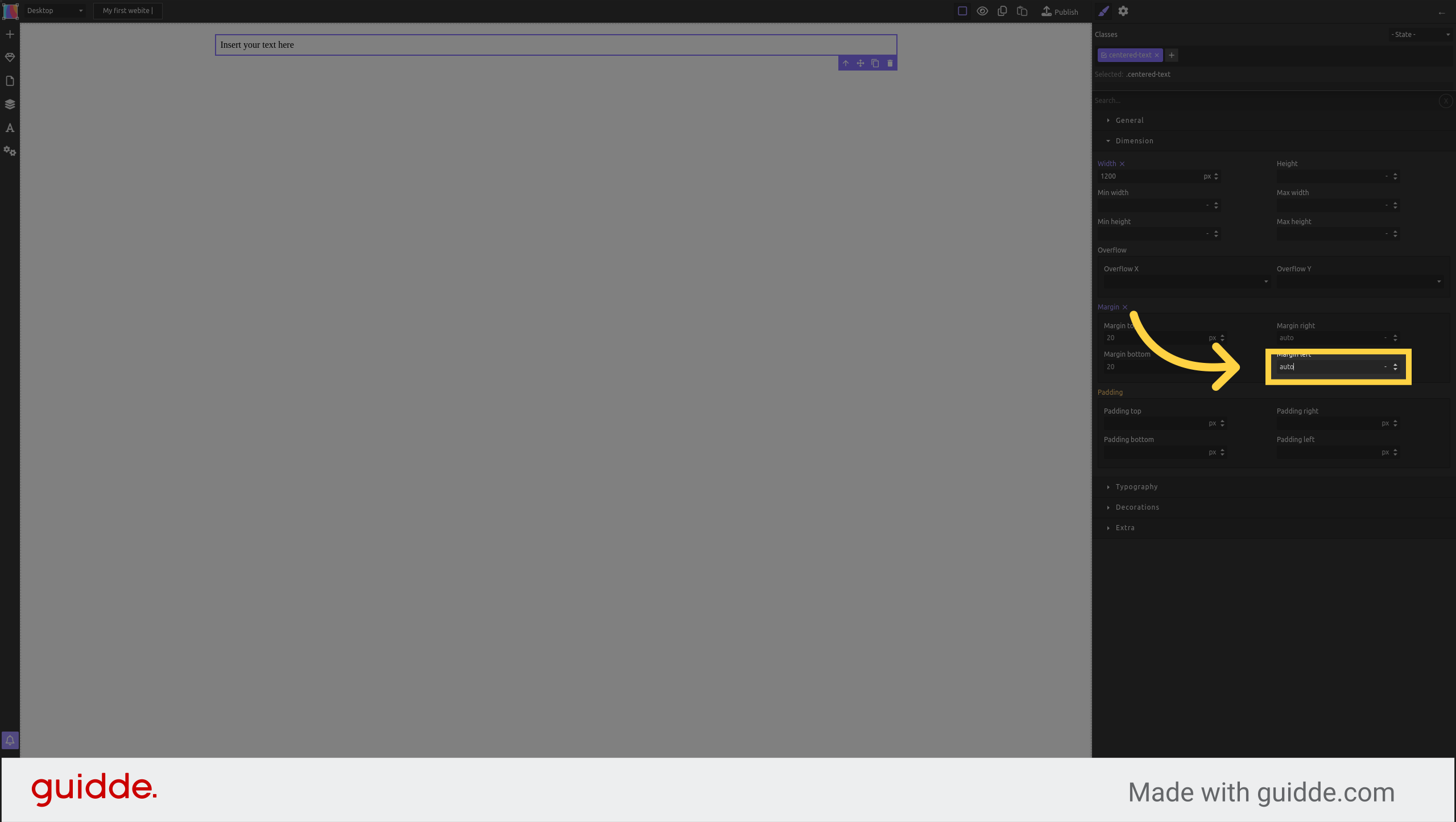 Advanced styling with CSS classes | Documentation for Silex website builder
