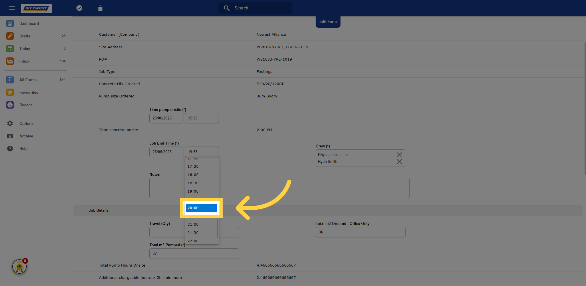 Ex_Forms_BL_UG-Update a Submitted form on Web_04/07/23-V1 – Kynection