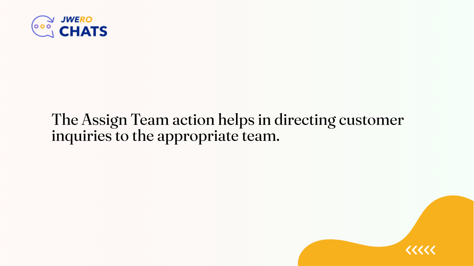 Assign Teams Action In Chatbot