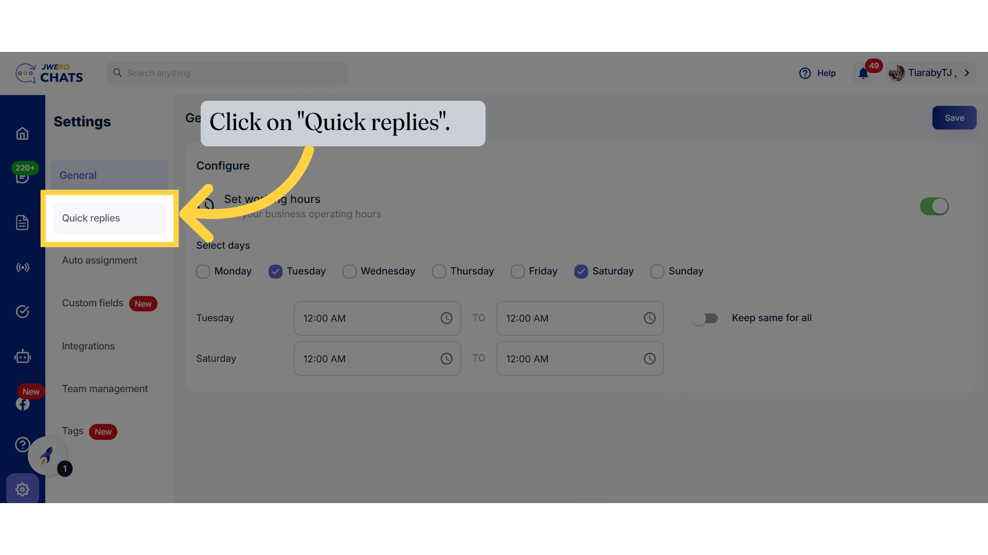 How To Create Quick Replies