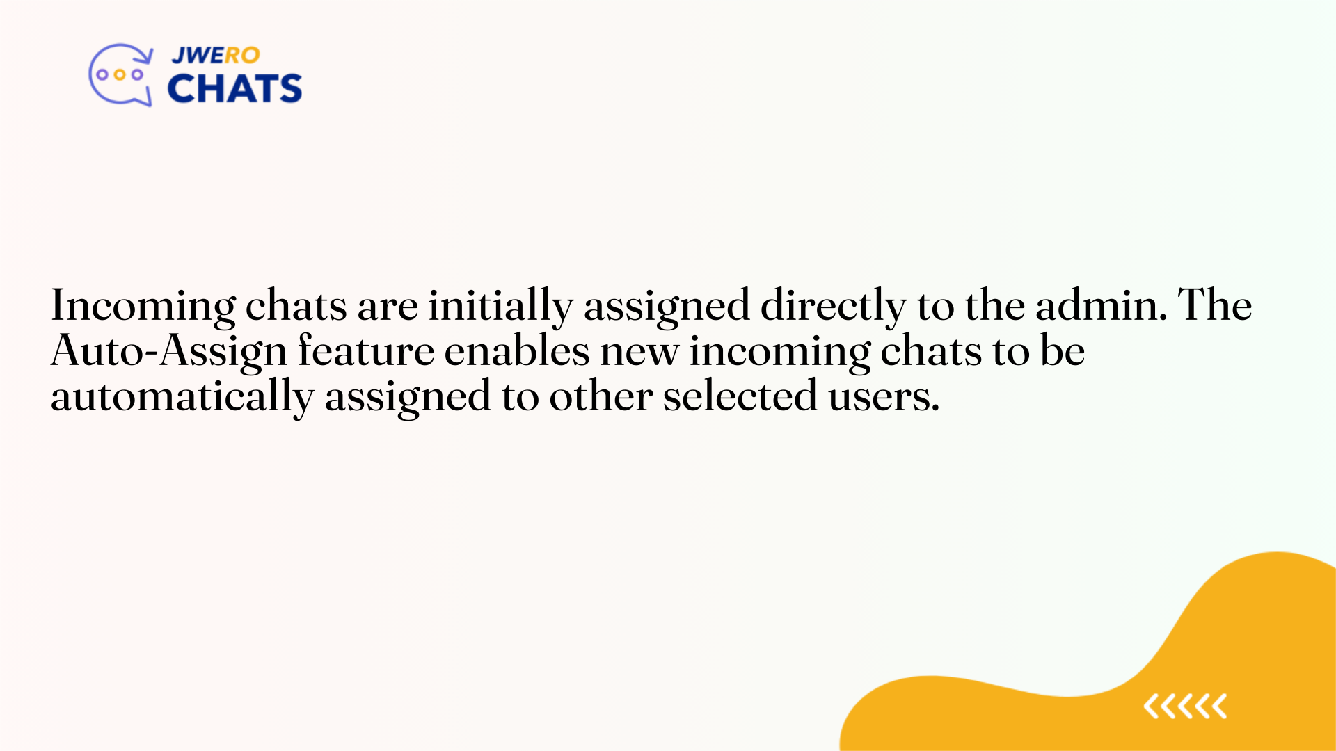 How To Auto Assign Chats