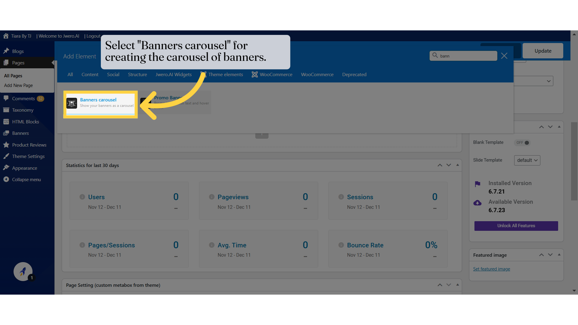 Promo Banner Carousel