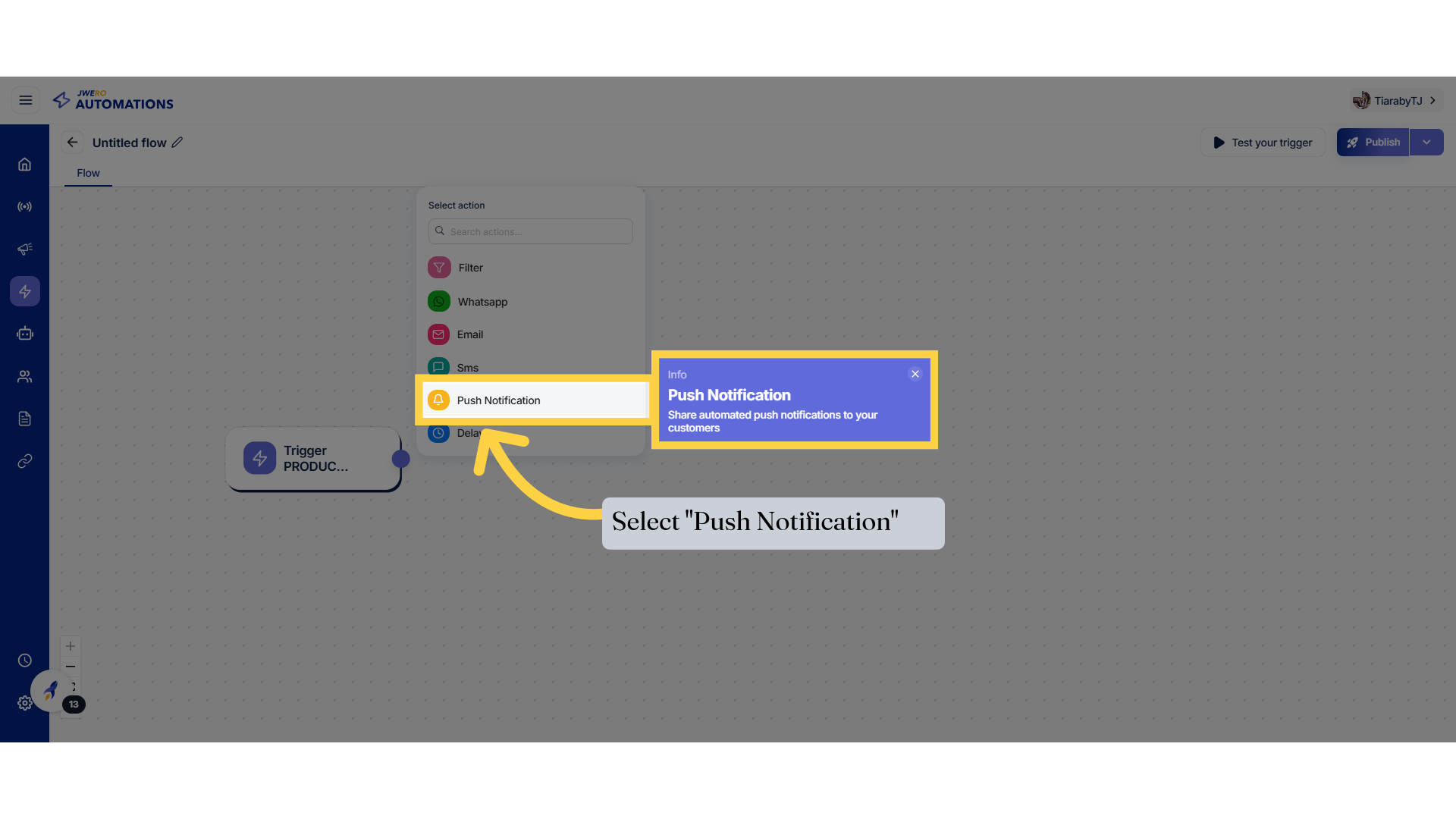 Push Notification Trigger