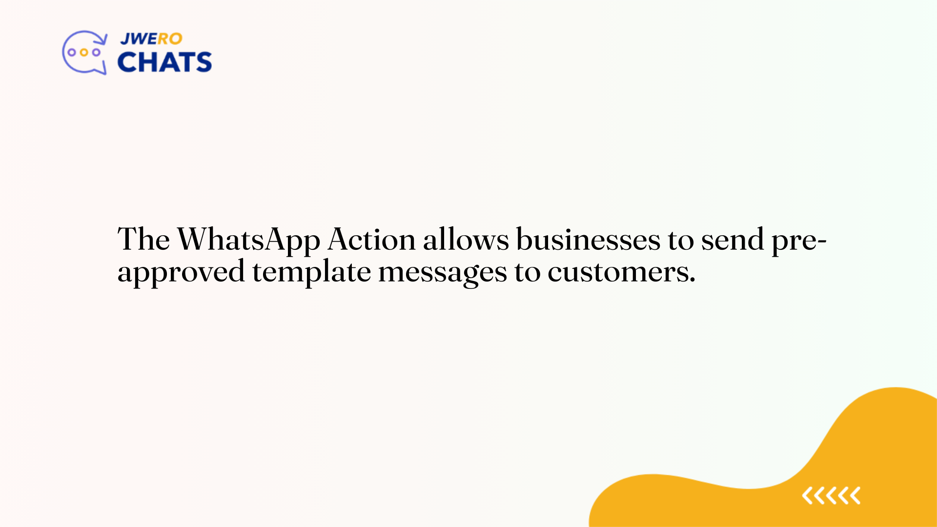 WhatsApp Action In Chatbot