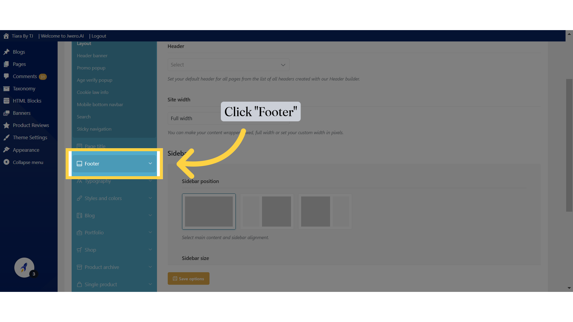 How To Create Footer Using HTML Block How To Create Footer Using HTML Block