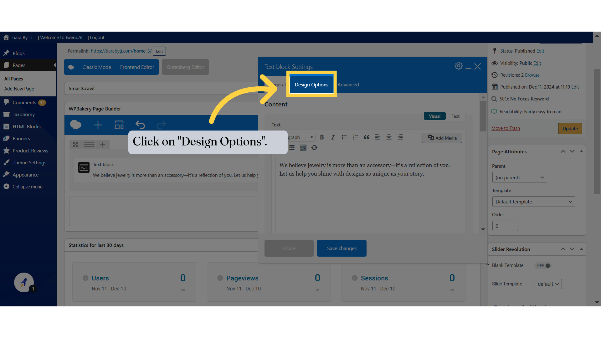 Design Options Of Elements