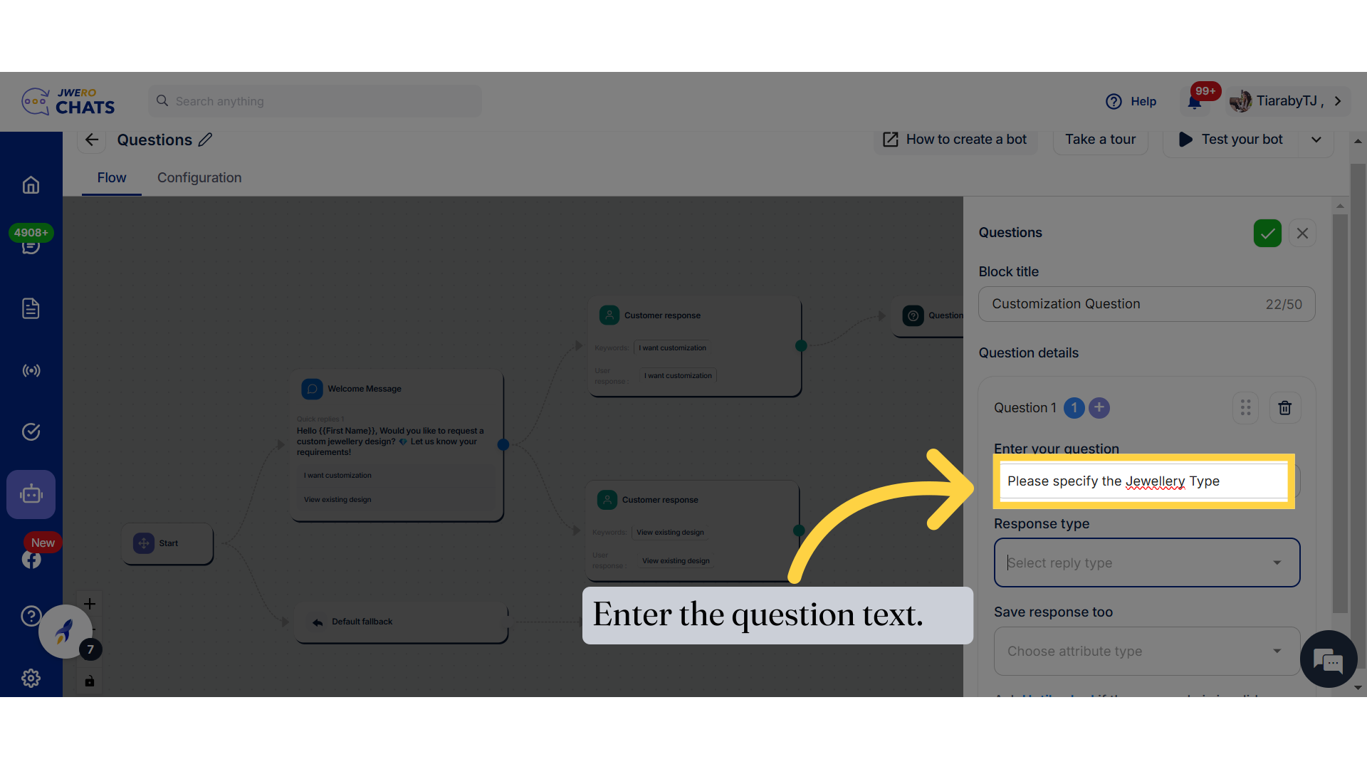 Questions Action In Chatbot