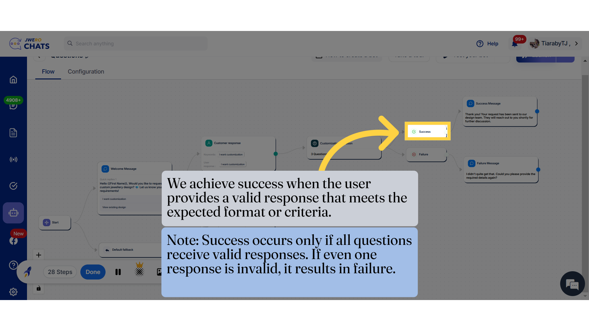 Questions Action In Chatbot