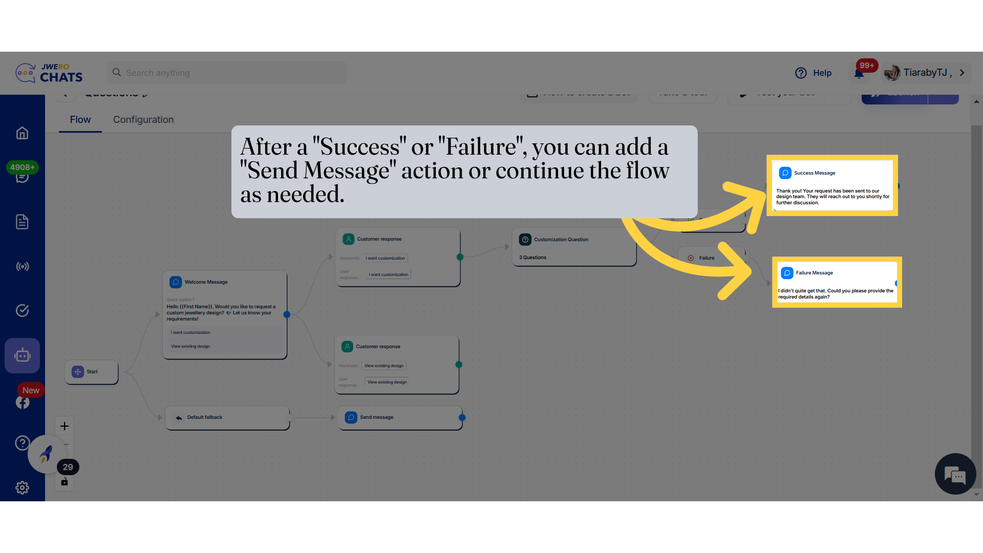 Questions Action In Chatbot