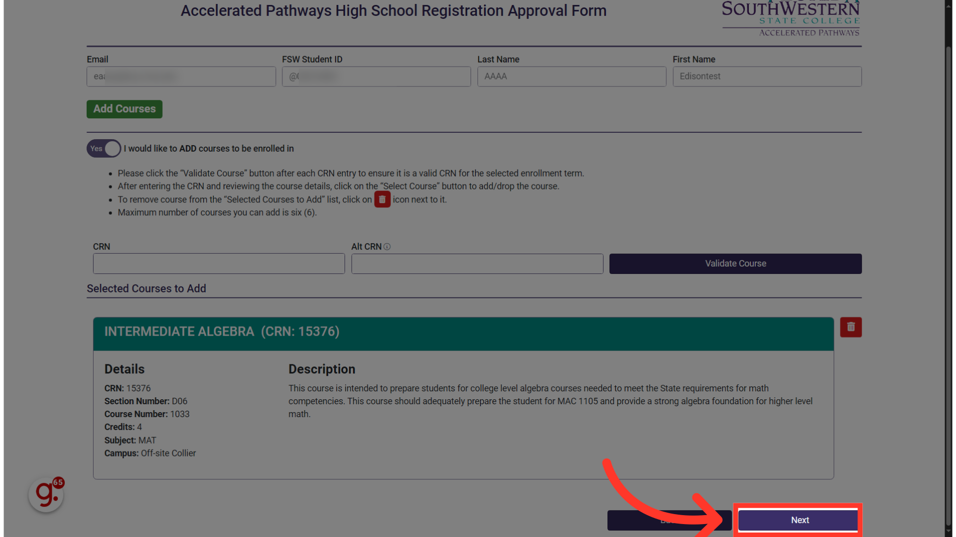 Article - Dual Enrollment Registratio...