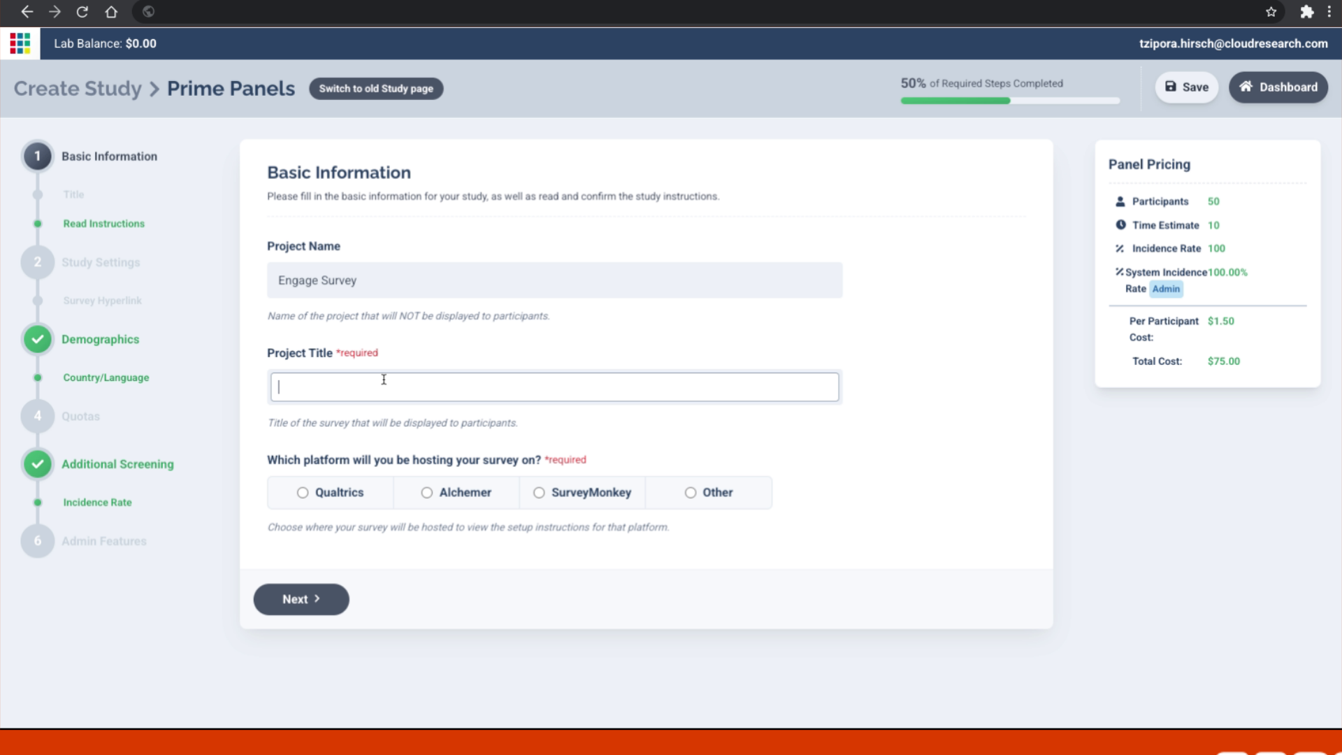 Share your Engage Survey with Prime Panels Participants – Engage