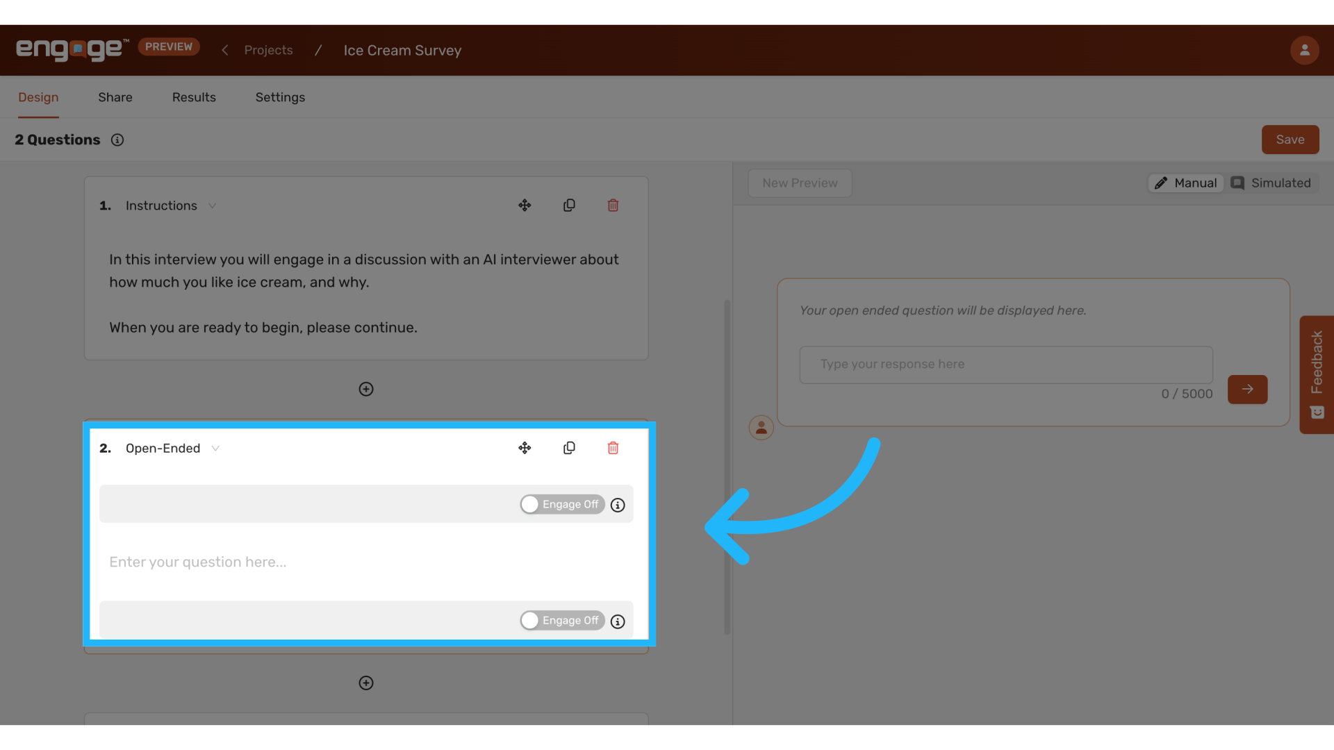 Create a Project from Scratch – Engage