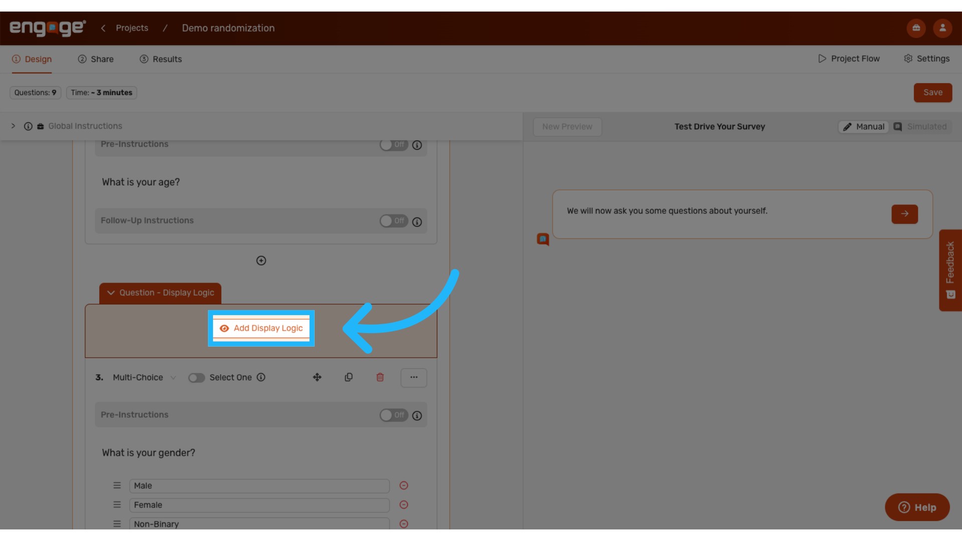 Using Skip and Display Logic on Engage – Engage