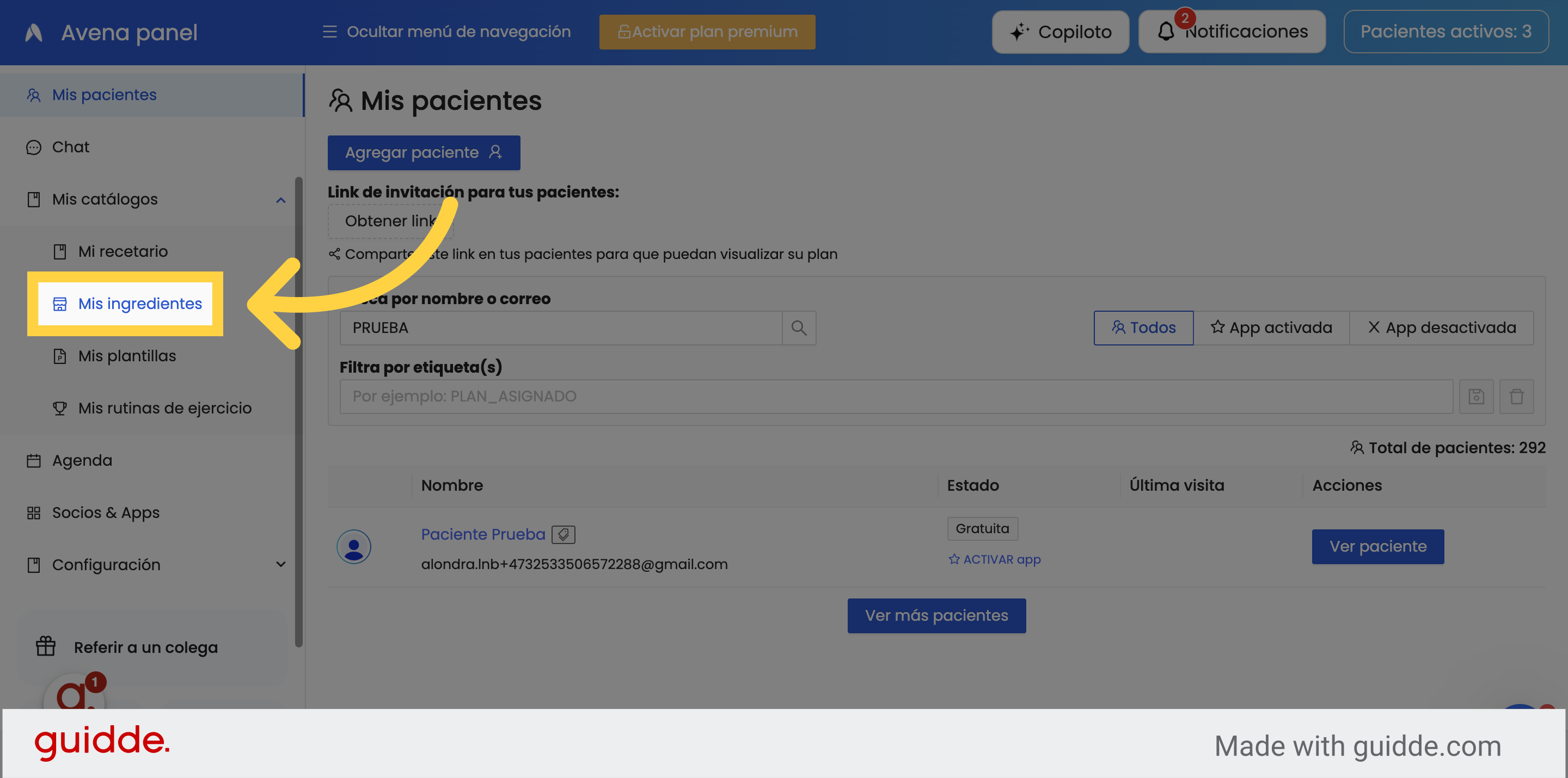 Cómo agrego un ingrediente a mis recetas nutricionales – Avena Salud