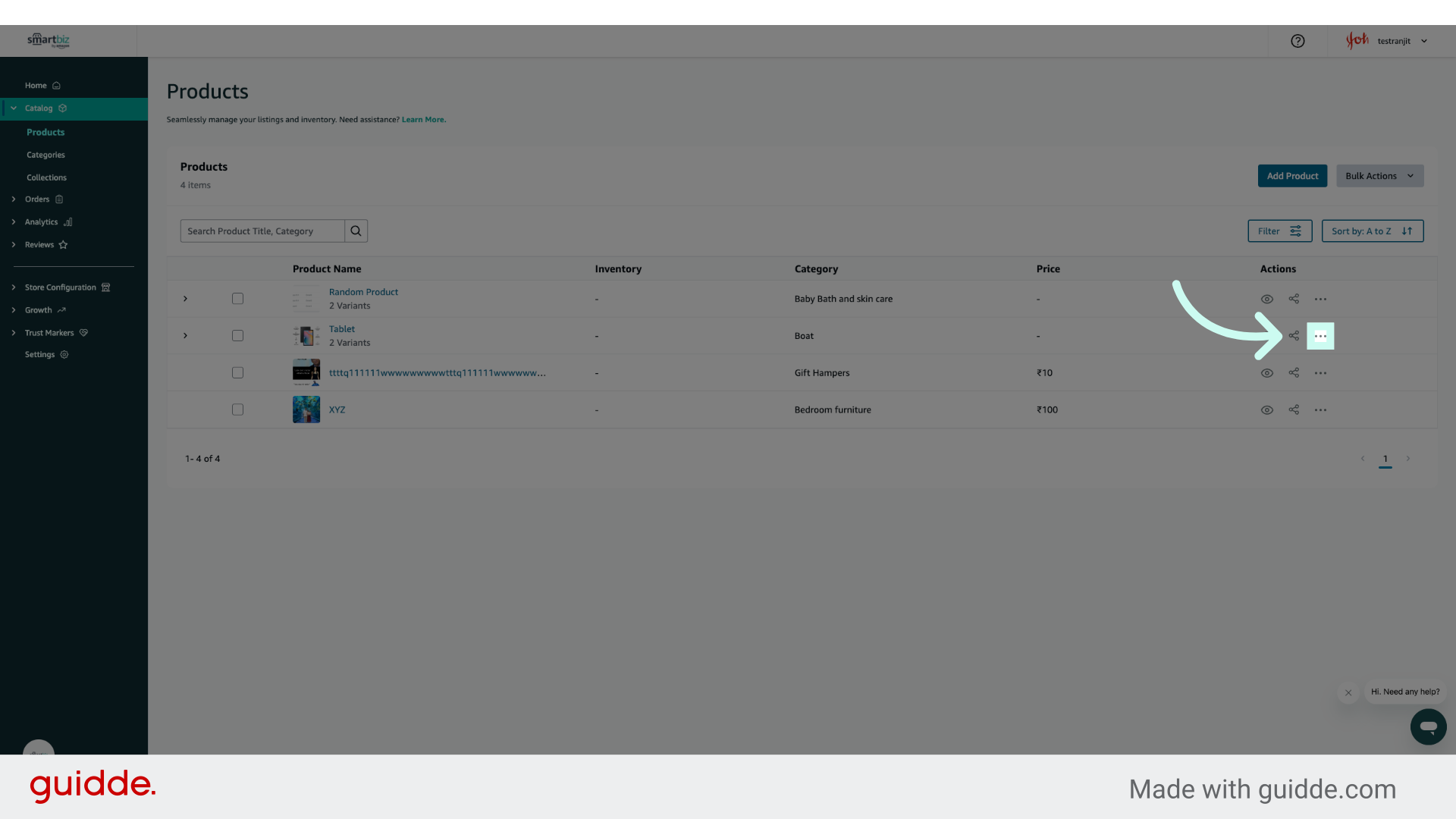 Uploading Size Chart – Smartbiz by Amazon