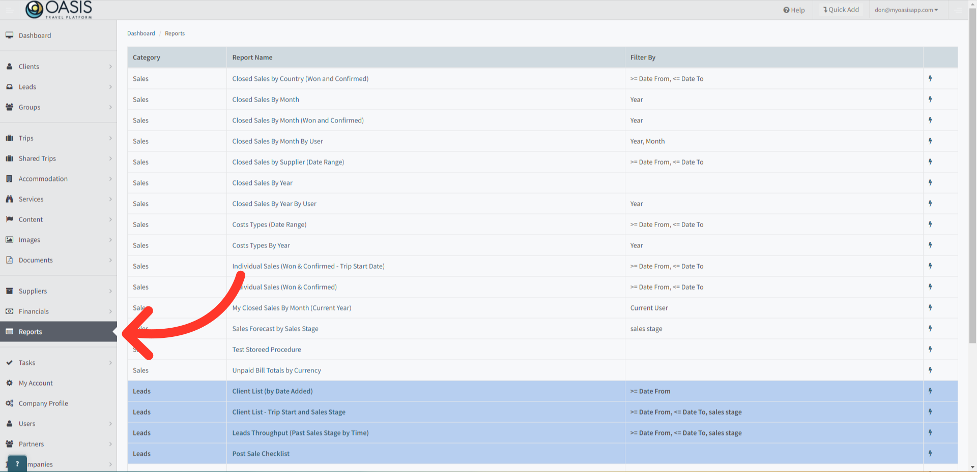 How to Download Client List via Excel