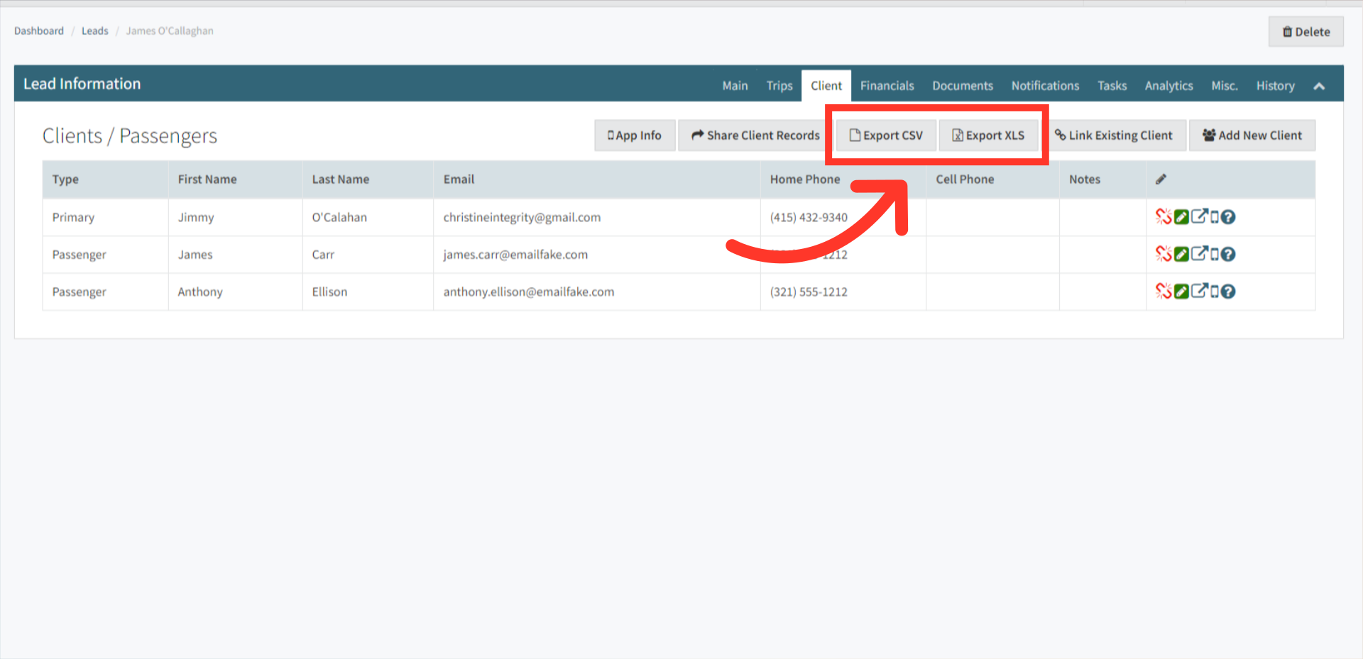 How to Export Client Manifests