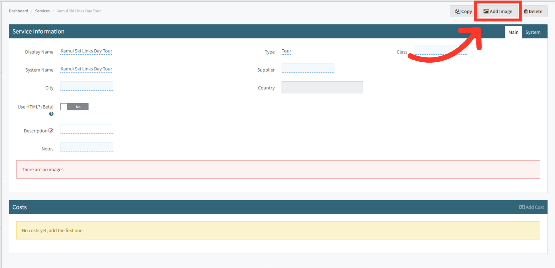 How to create a service