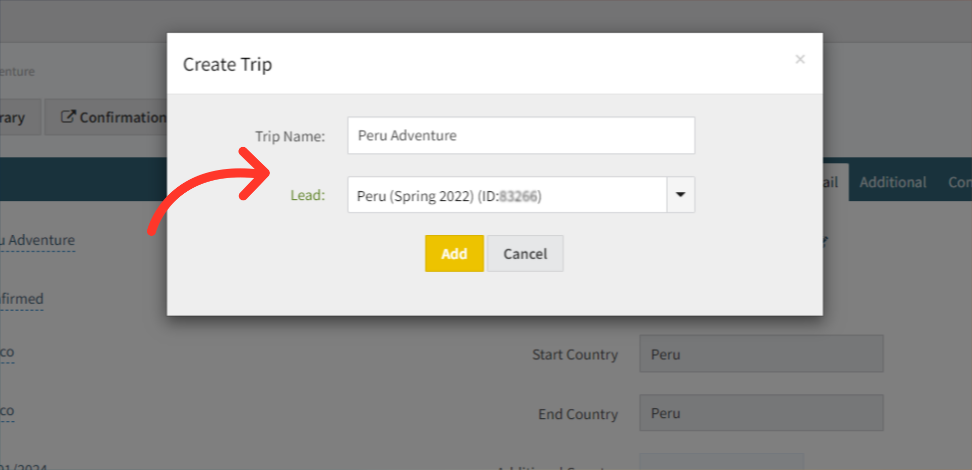 How to Create a Trip